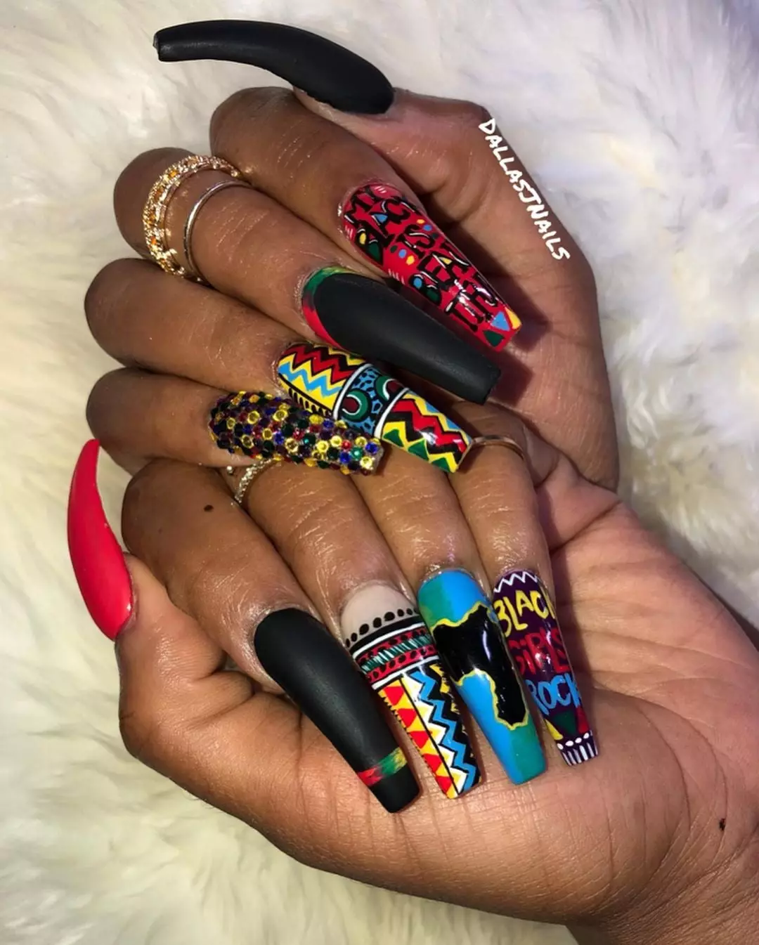 Bu Afrika Baskısından Esinlenen Nail Art Anavatan Ruhunu Yakalıyor 10485_14