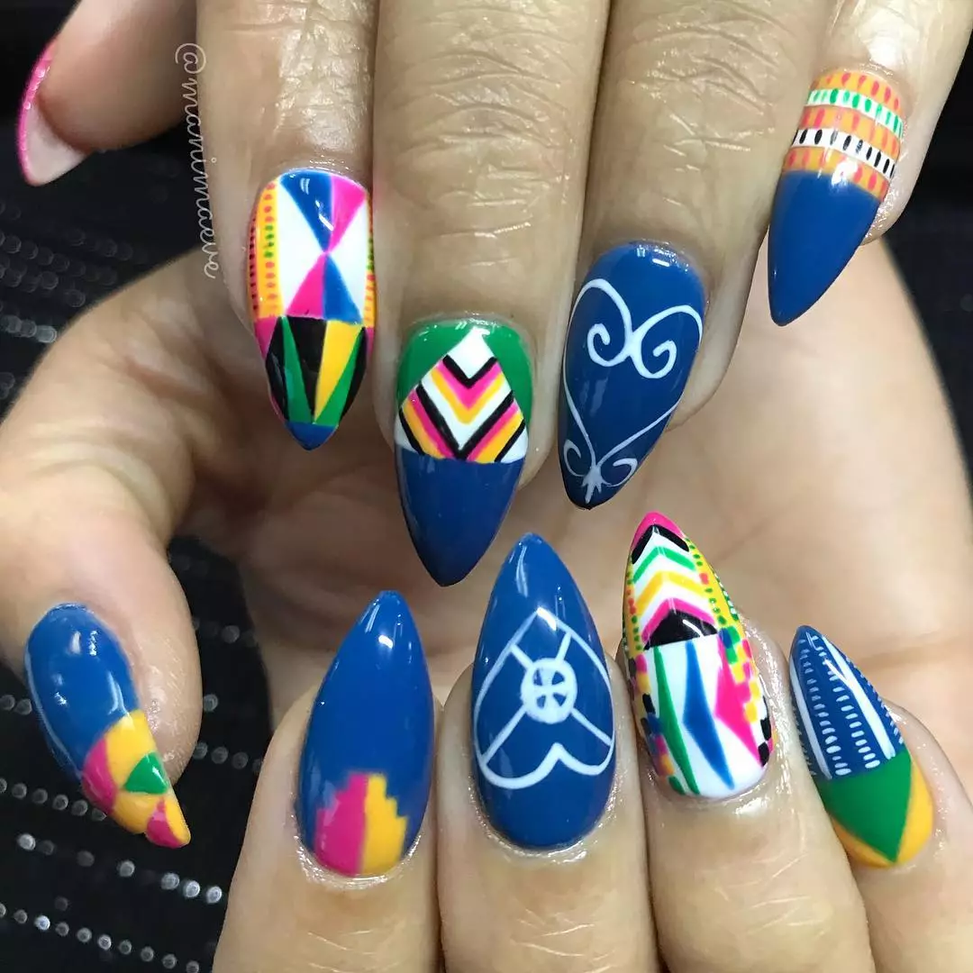 Bu Afrika Baskısından Esinlenen Nail Art Anavatan Ruhunu Yakalıyor 10485_2