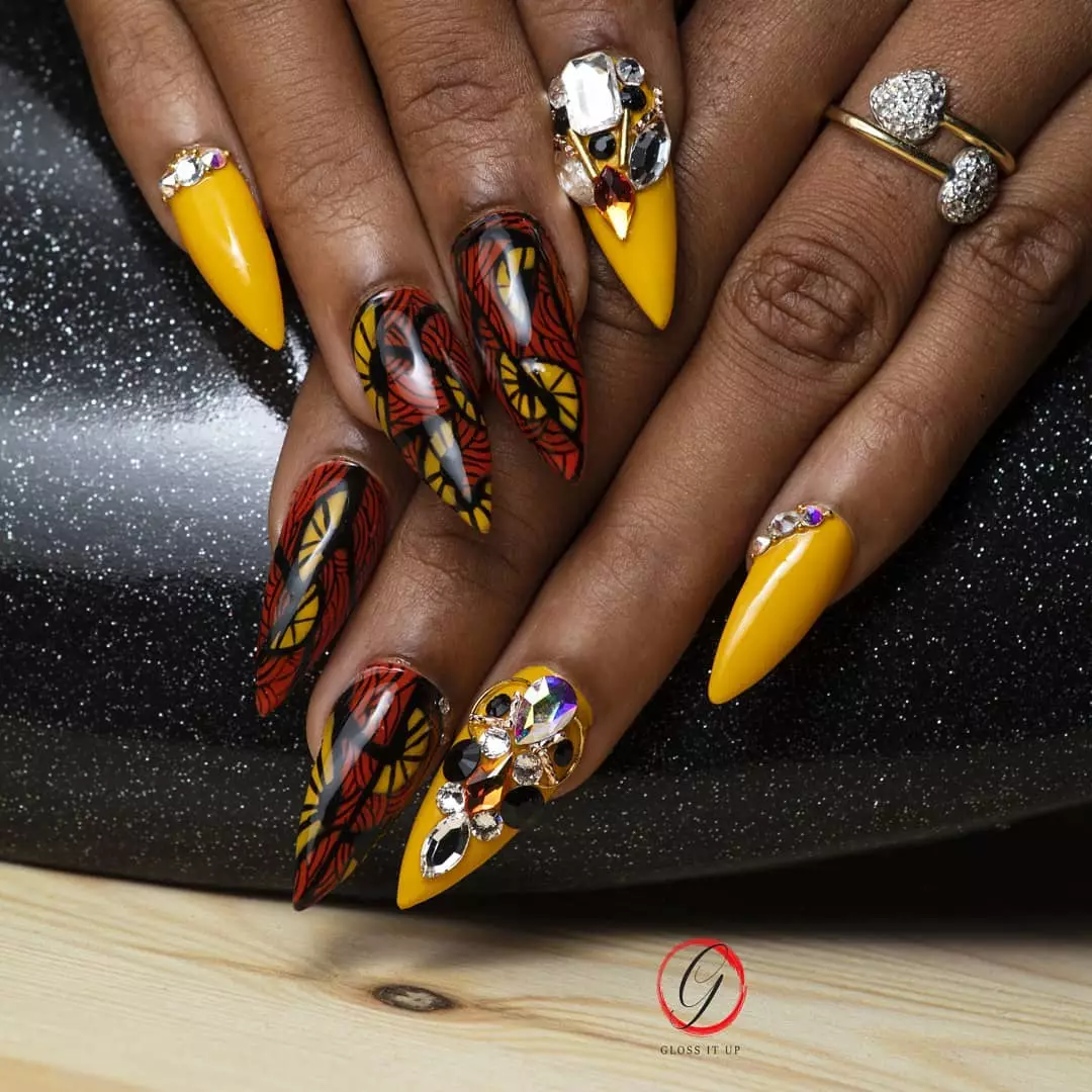 Bu Afrika Baskısından Esinlenen Nail Art Anavatan Ruhunu Yakalıyor 10485_3