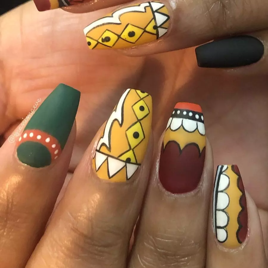 Bu Afrika Baskısından Esinlenen Nail Art Anavatan Ruhunu Yakalıyor 10485_7