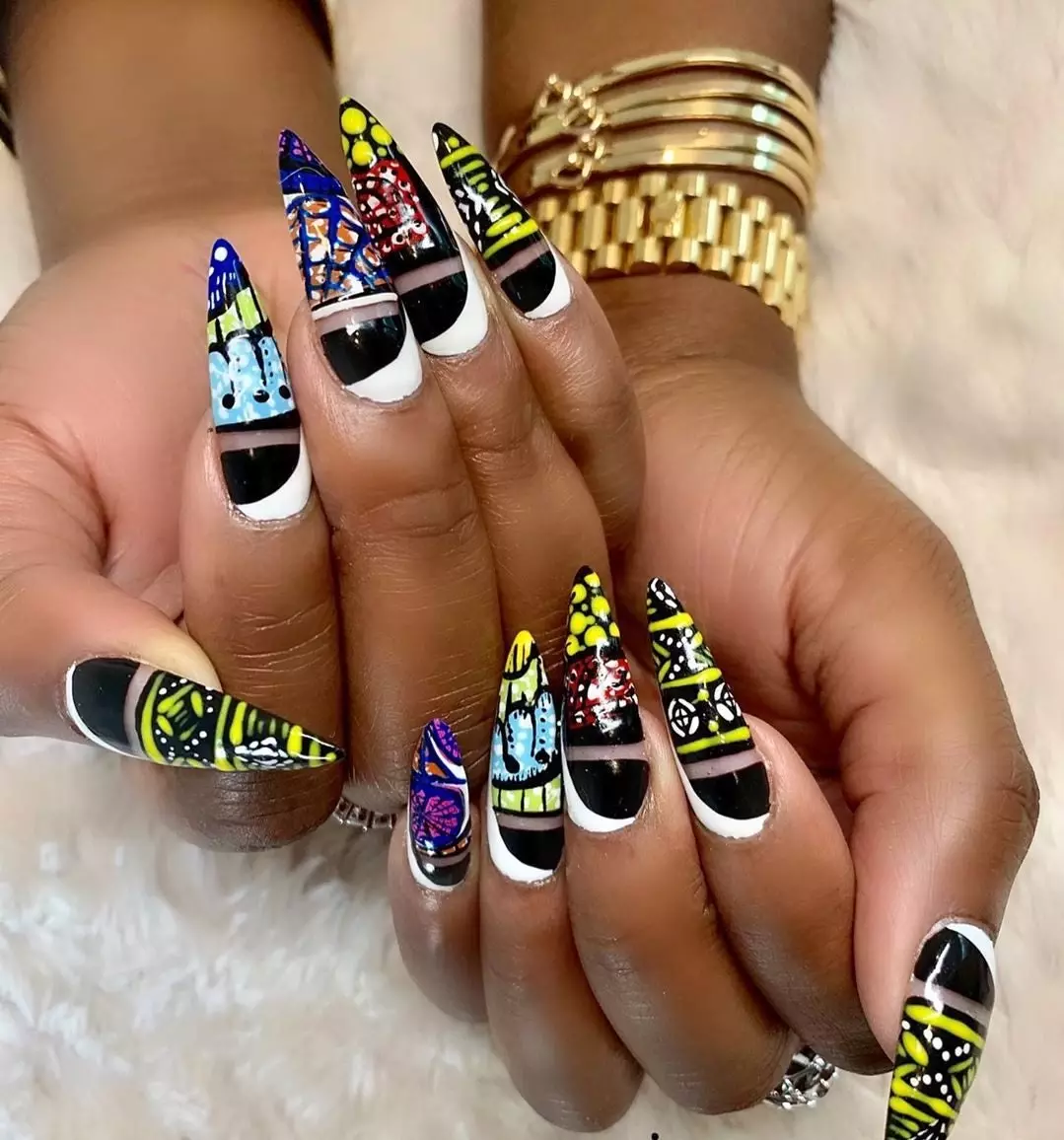 Bu Afrika Baskısından Esinlenen Nail Art Anavatan Ruhunu Yakalıyor 10485_9