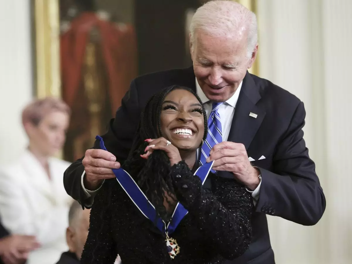 Simone Biles odlikovana predsjedničkom medaljom slobode