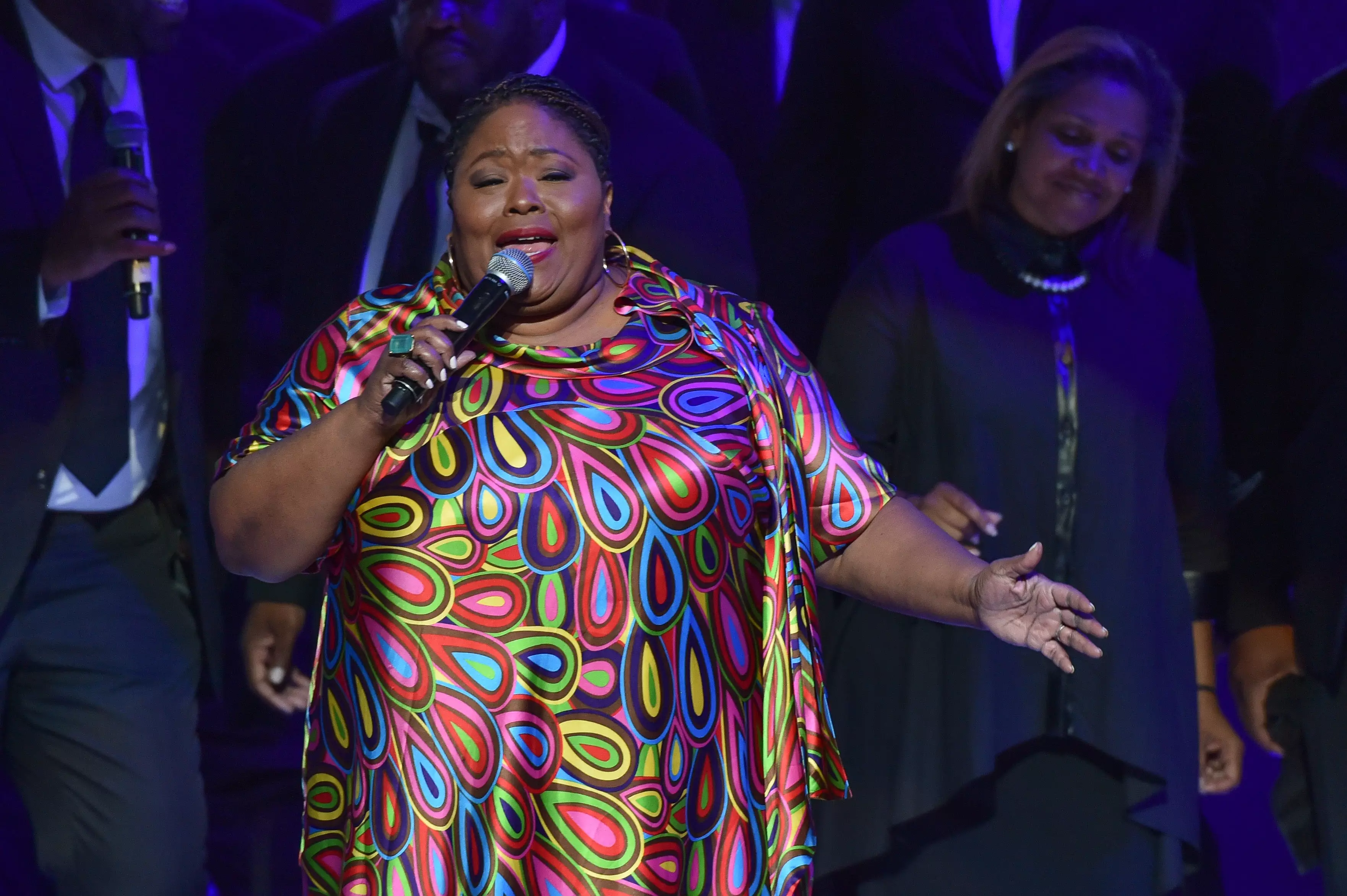 Ferneamden betelje har lêste respekt foar Aretha Franklin yn Detroit 11210_10