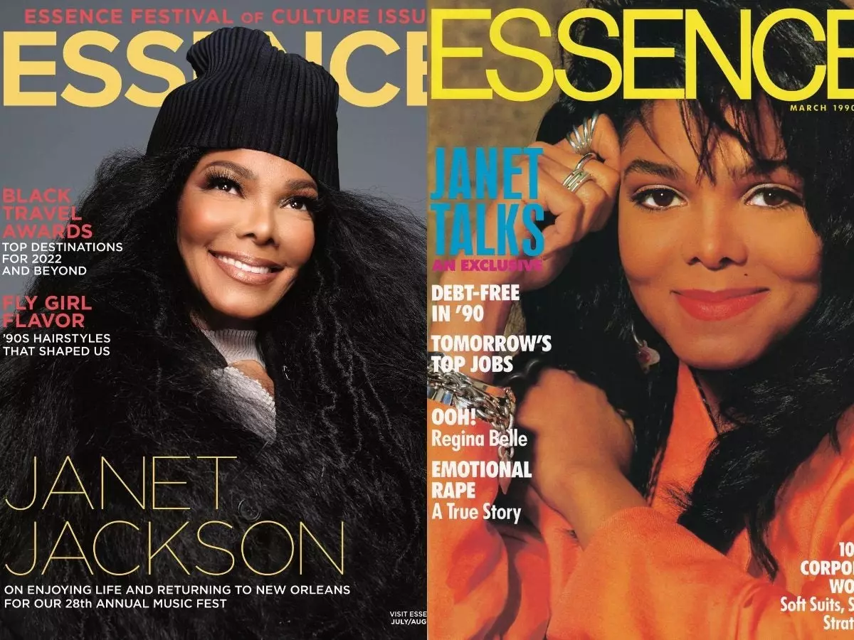 Een terugblik op Janet Jackson op de cover van ESSENCE door de jaren heen