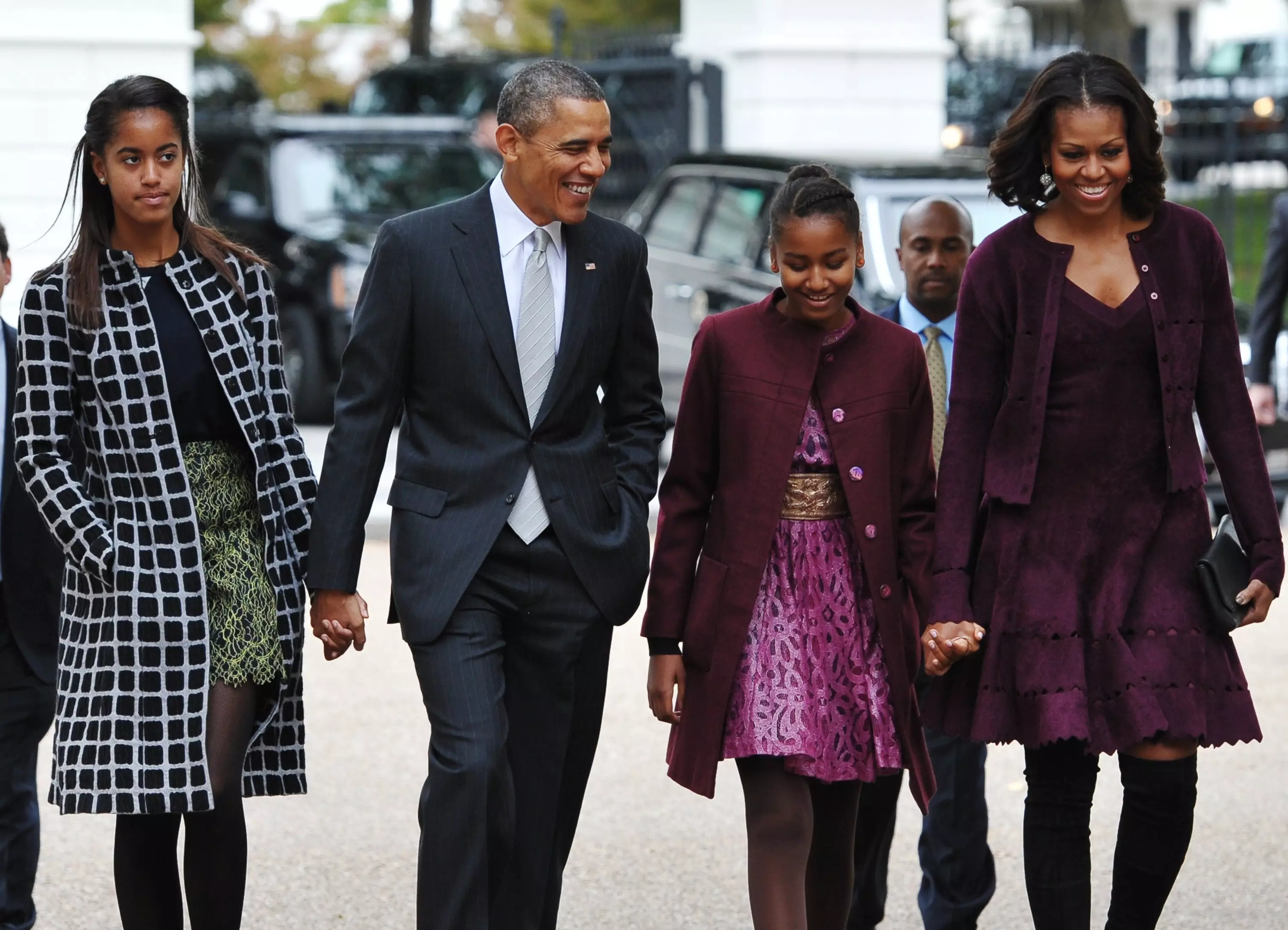 Imiterere ya Sasha na Malia Obama mumyaka 12627_12