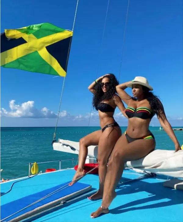 Kpakpando 'Ezigbo Ndị nwunye' Porsha Williams na Tanya Sam Vacation na Jamaica 14772_1