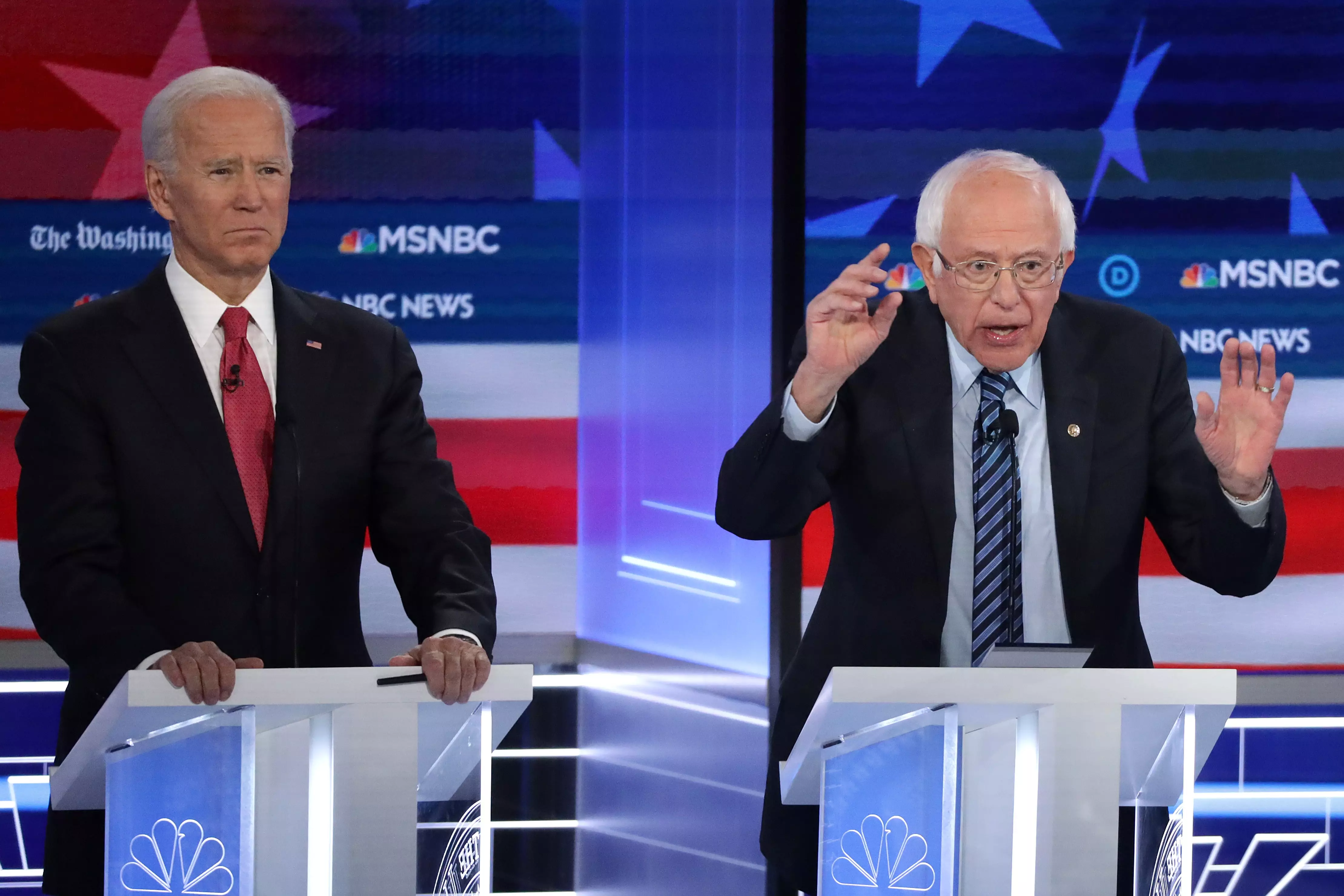 Biden, Sanders Spar hejuru yubwiteganyirize