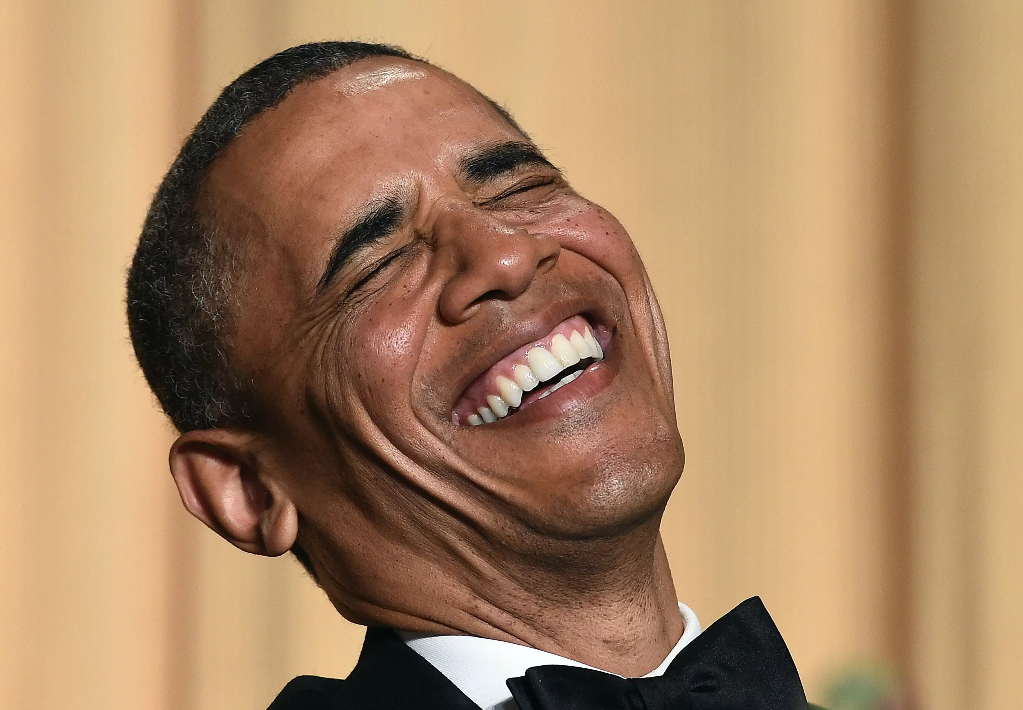 Barack Obama har "One Last Dad Joke" som president