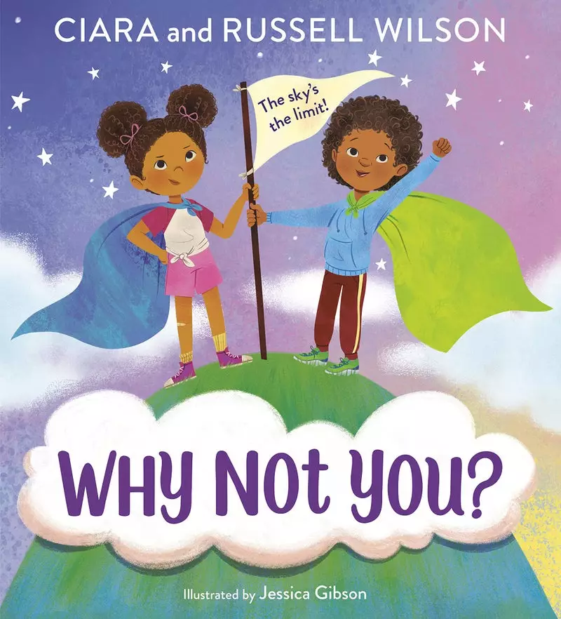 Russell Wilson parle d'un nouveau livre pour enfants et comment une attitude "Pourquoi pas vous?" L'a aidé à atterrir Ciara