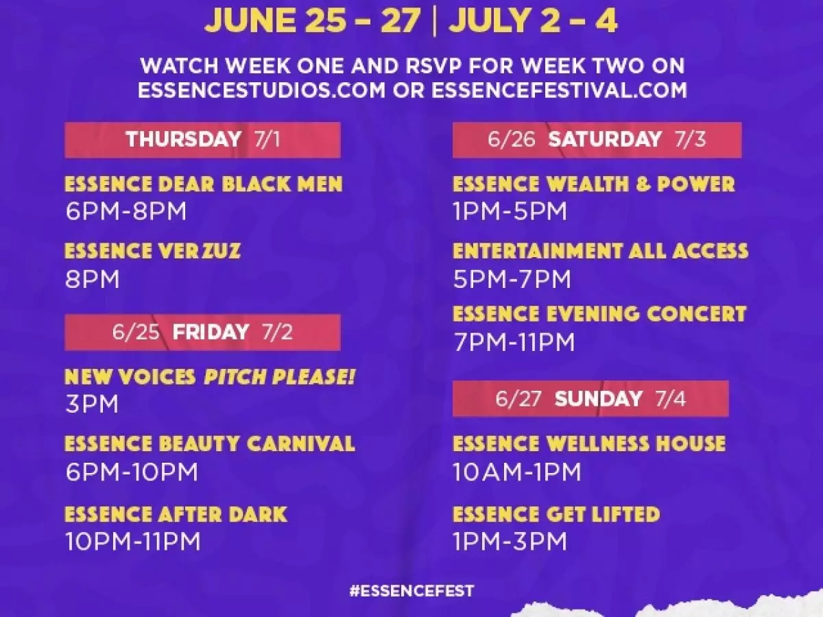 Hoe kinne jo it 2021 ESSENCE Festival Of Culture besjen