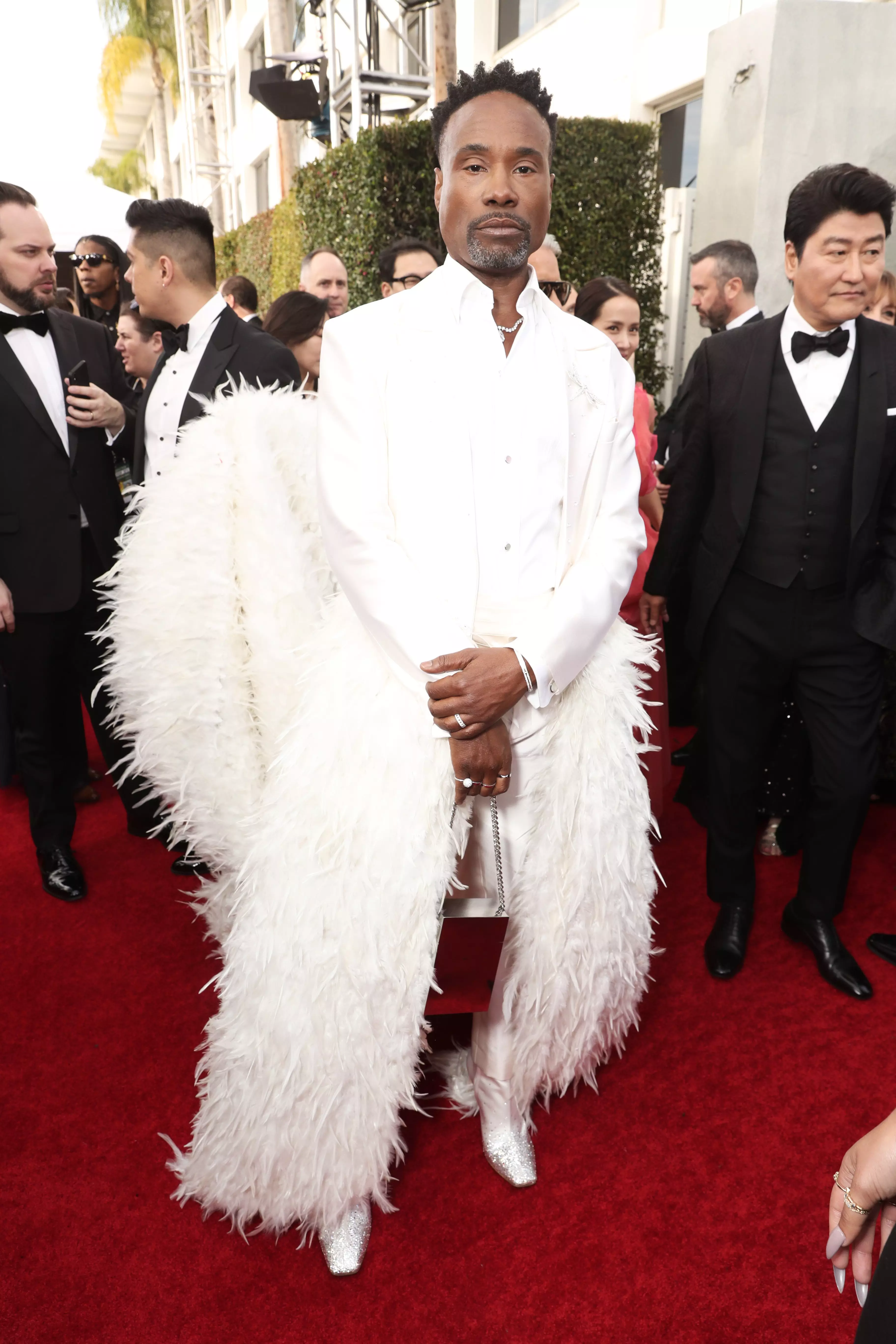 Isitimela sika-Billy Porter sika-Detachable e-Golden Globes Red Carpet 24648_1