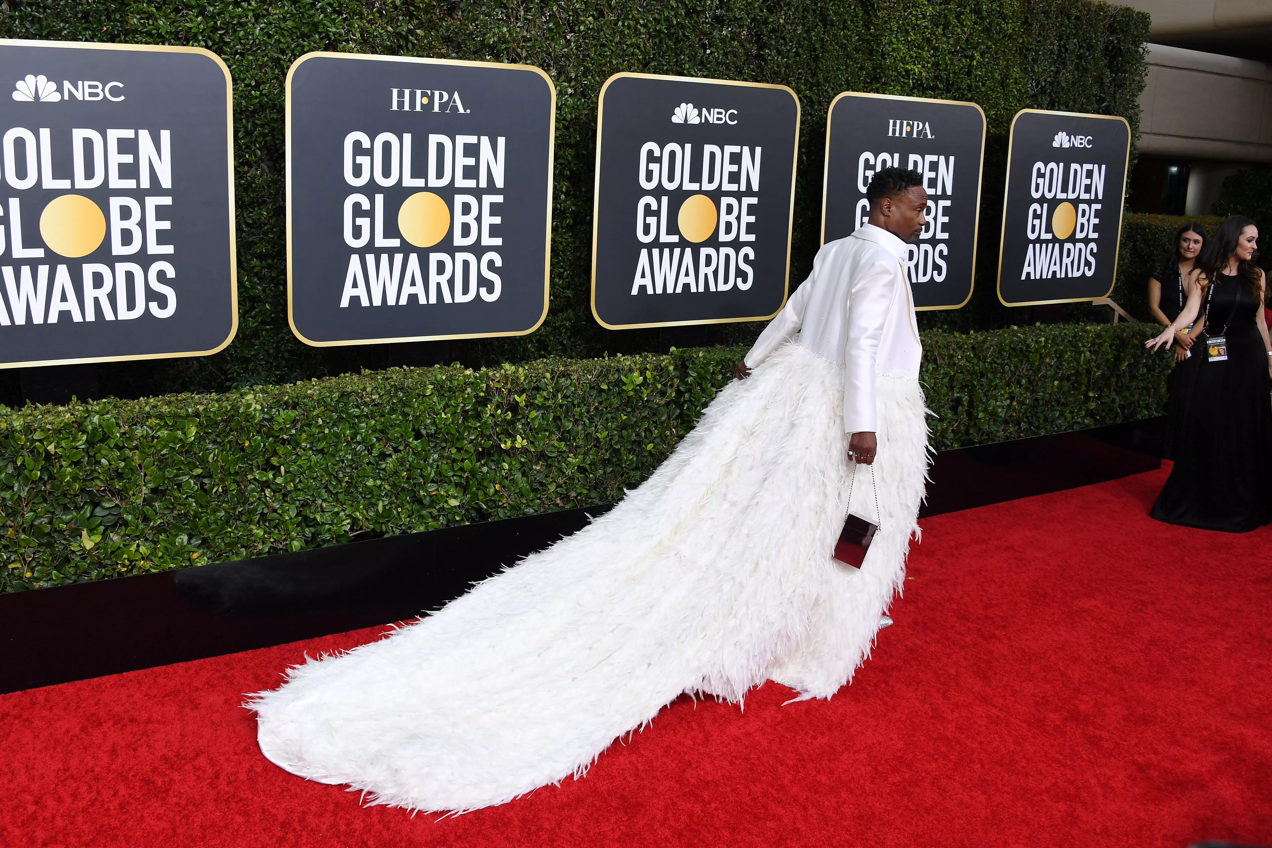 Isitimela sika-Billy Porter sika-Detachable e-Golden Globes Red Carpet 24648_2