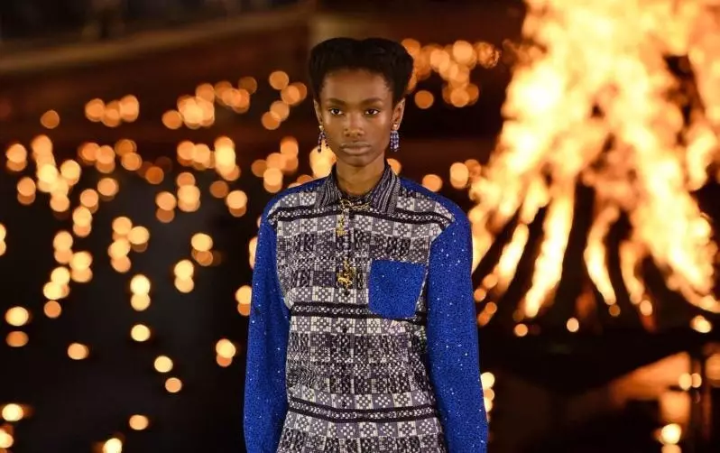 Afros, Cornrows och andra naturliga stilar var i framkant av Diors Cruise 2020 Runway Show 24988_2