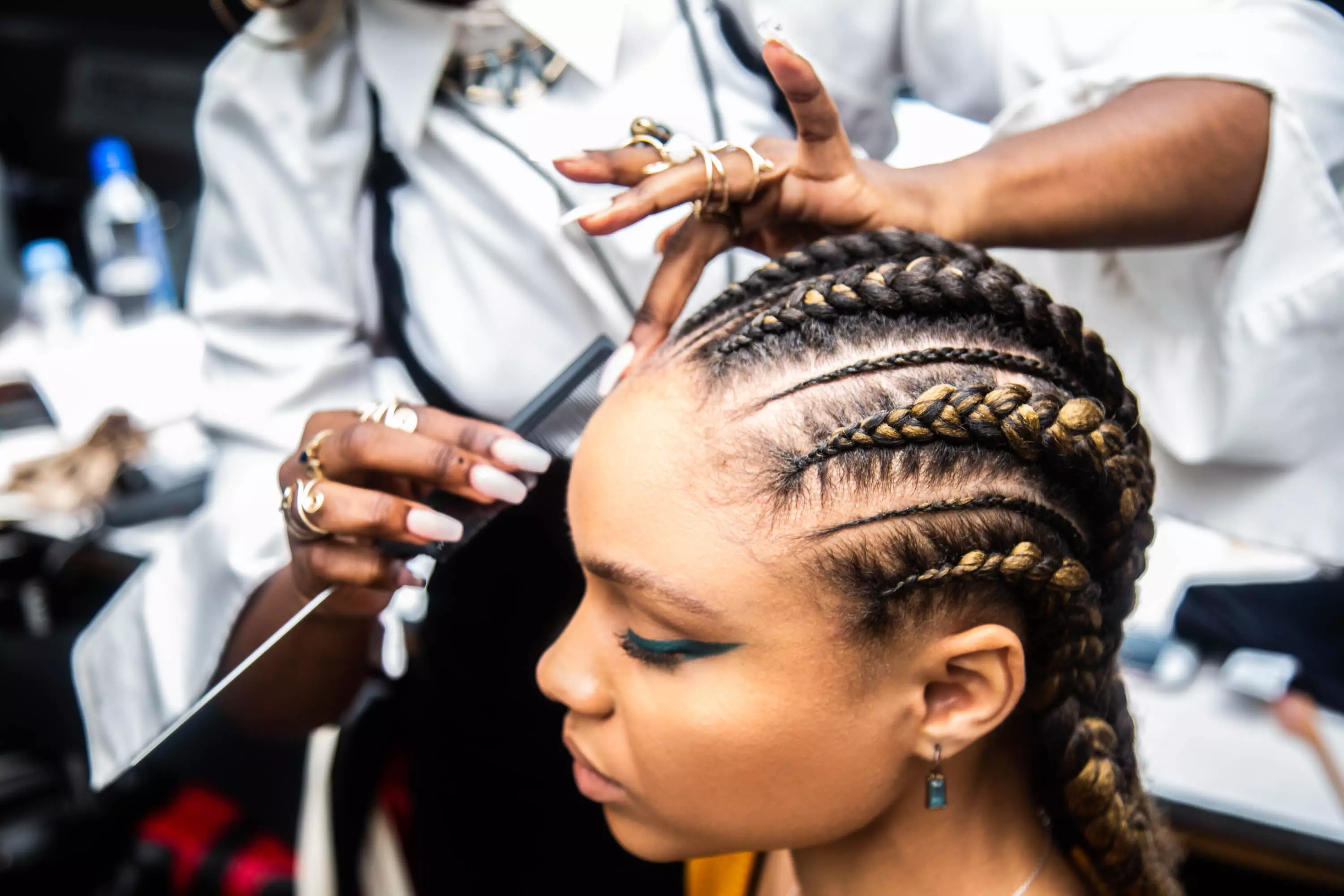 Studio 189 era um país das maravilhas de cabelo preto durante NYFW 25251_19