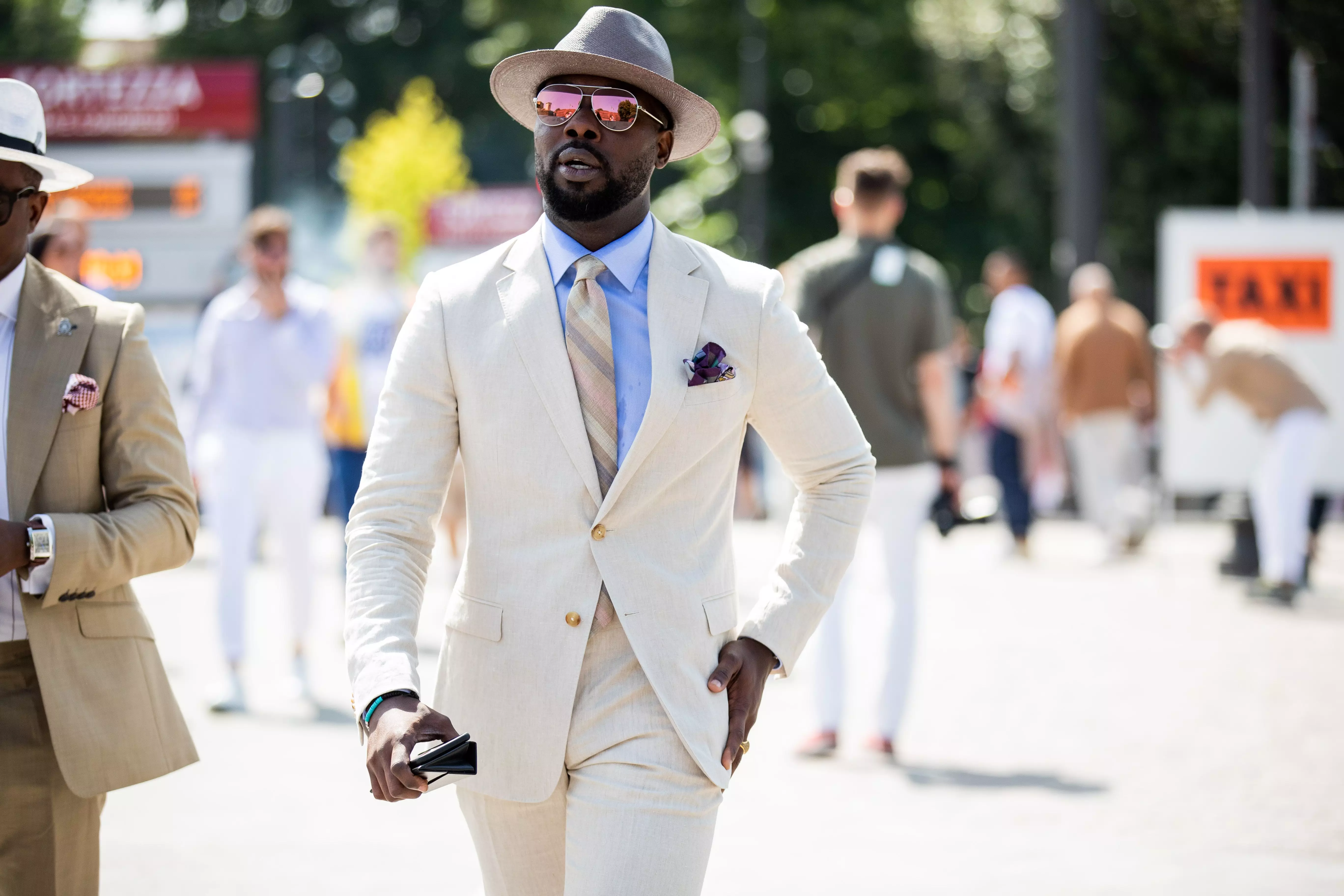 Esses homens negros elegantes levaram Pitti Uomo de Florence pela tempestade 25700_1