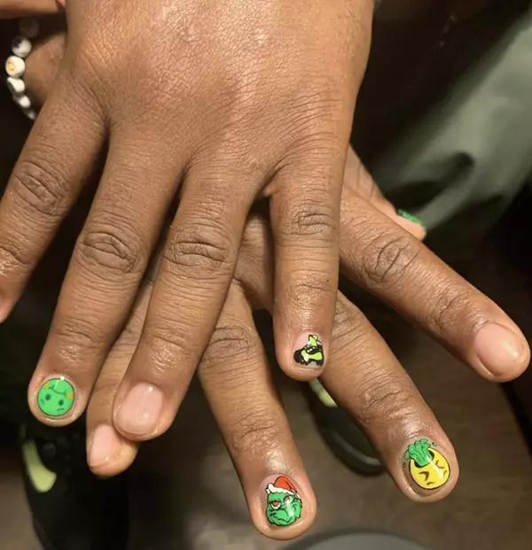 Tcheke Trinidad James 'Lavish Nail Art Ak Plis Gason Selebrite Ak Must-See Manukur 26559_4