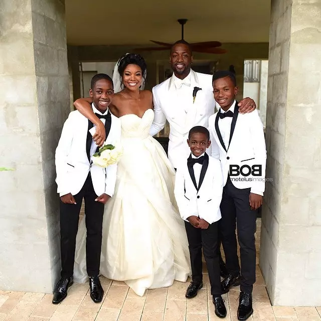 Sulod sa Gabrielle Union ug Dwyane Wade's Wedding Day 29319_2