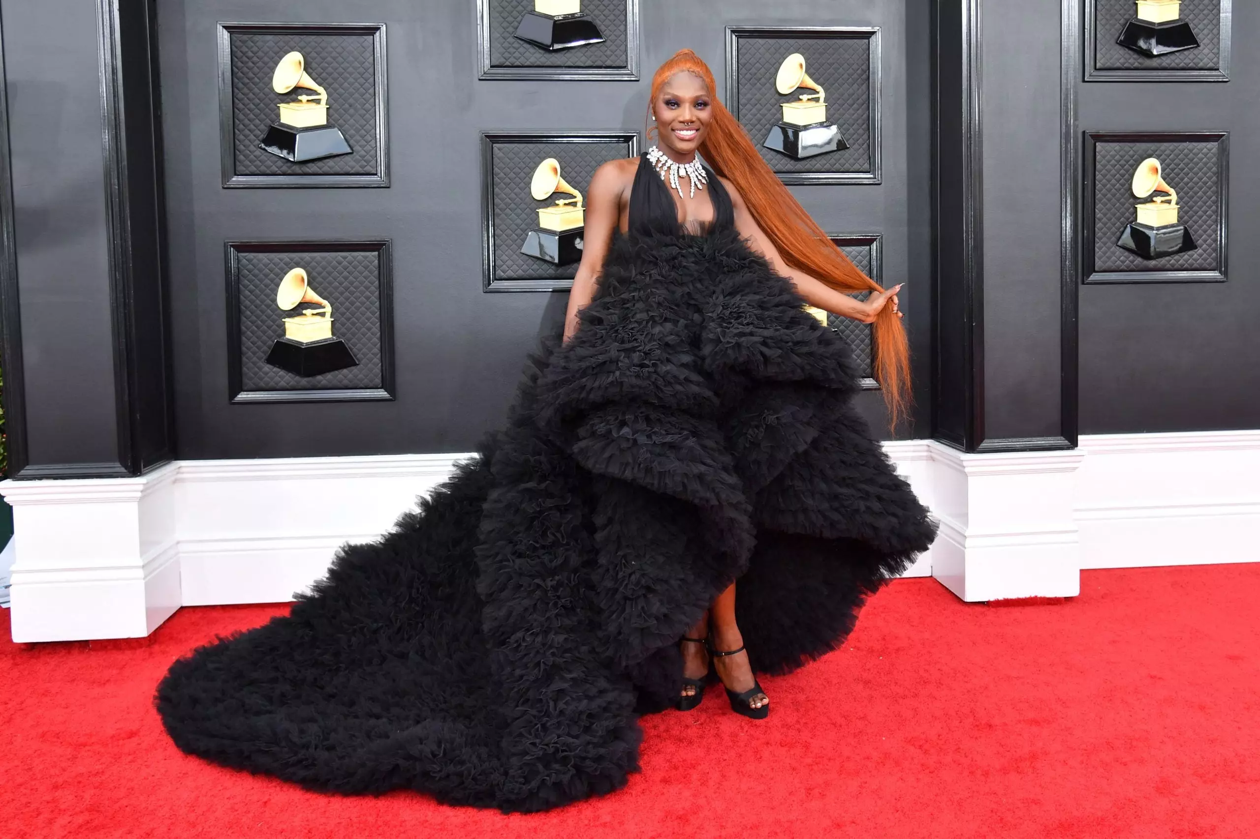 Mtu Mashuhuri Zaidi Anaonekana Kutoka kwa Grammys Red Carpet ya 2022 3067_28