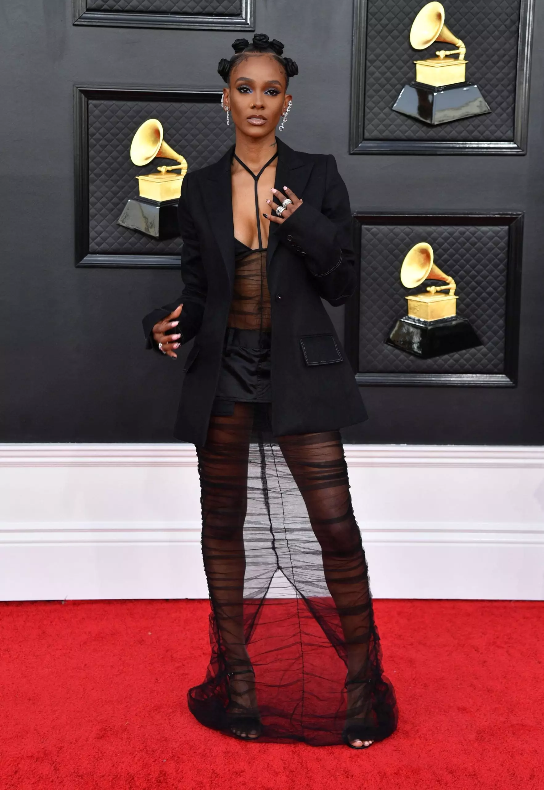 Mtu Mashuhuri Zaidi Anaonekana Kutoka kwa Grammys Red Carpet ya 2022 3067_30