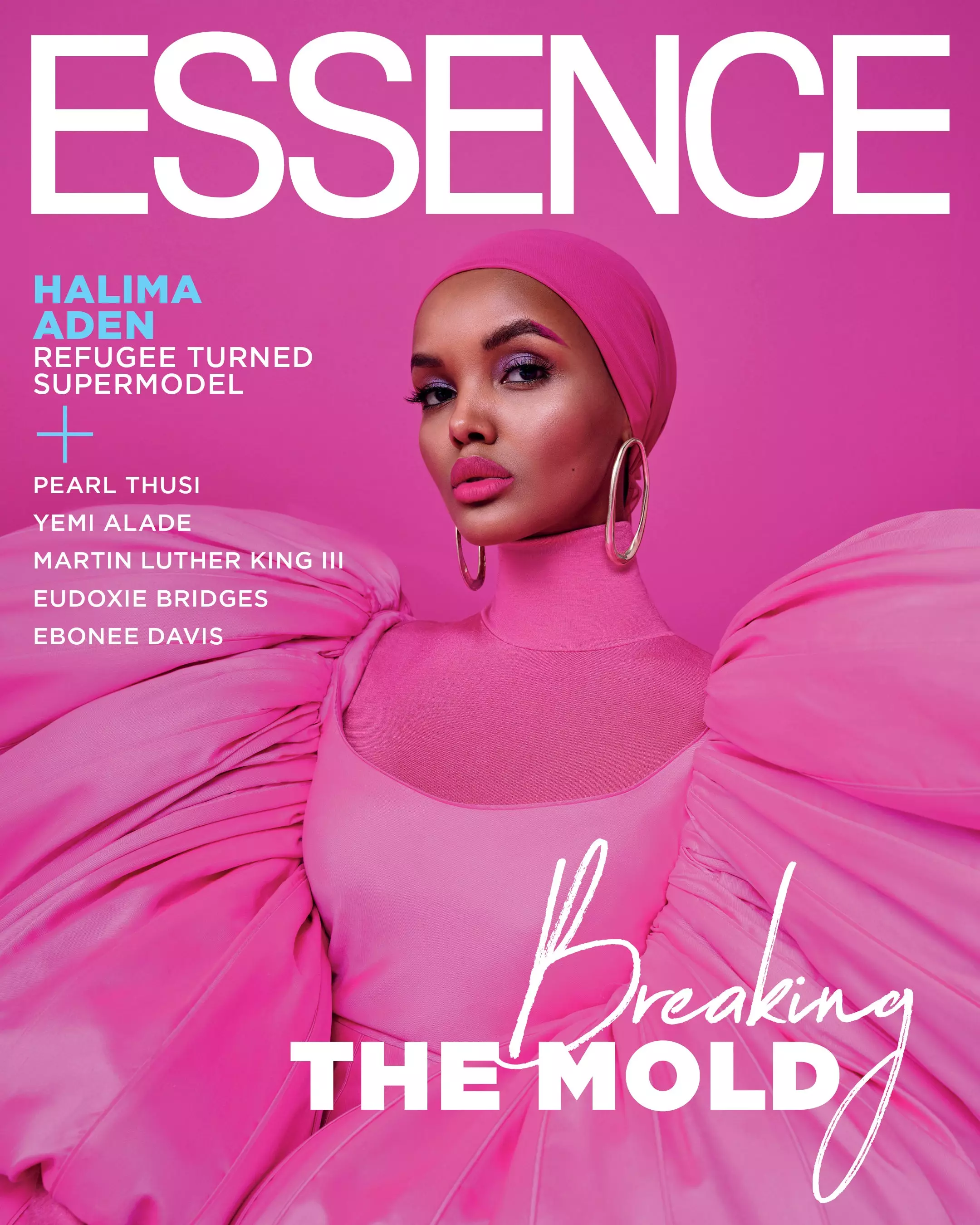 Pierwsze spojrzenie: modelka Halima Aden świętuje naruszanie tradycyjnych standardów piękna na styczeń/luty 2020 r. Okładka magazynu ESSENCE