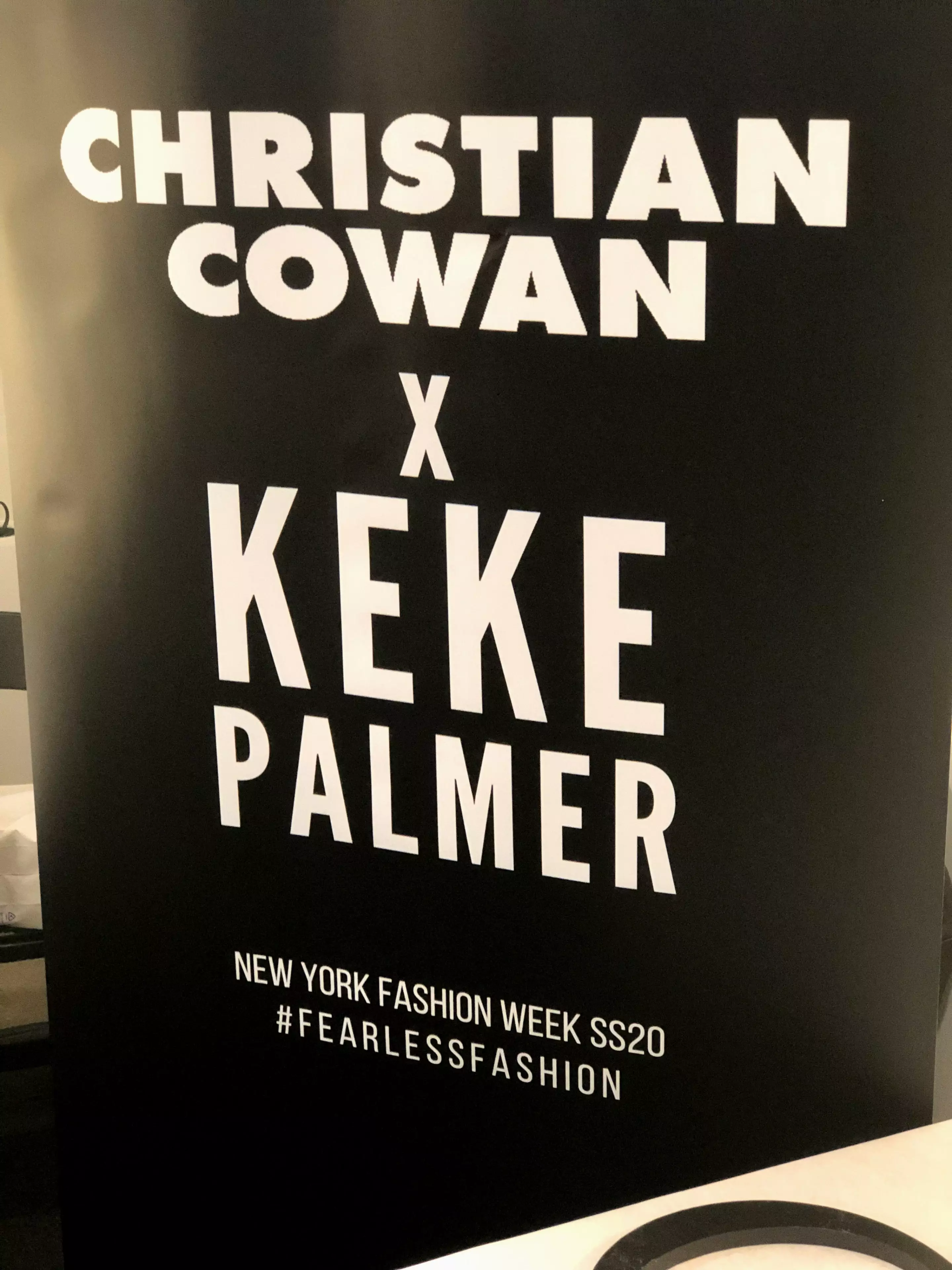 Keke Palmer går på Christian Cowan Show i Cornrows