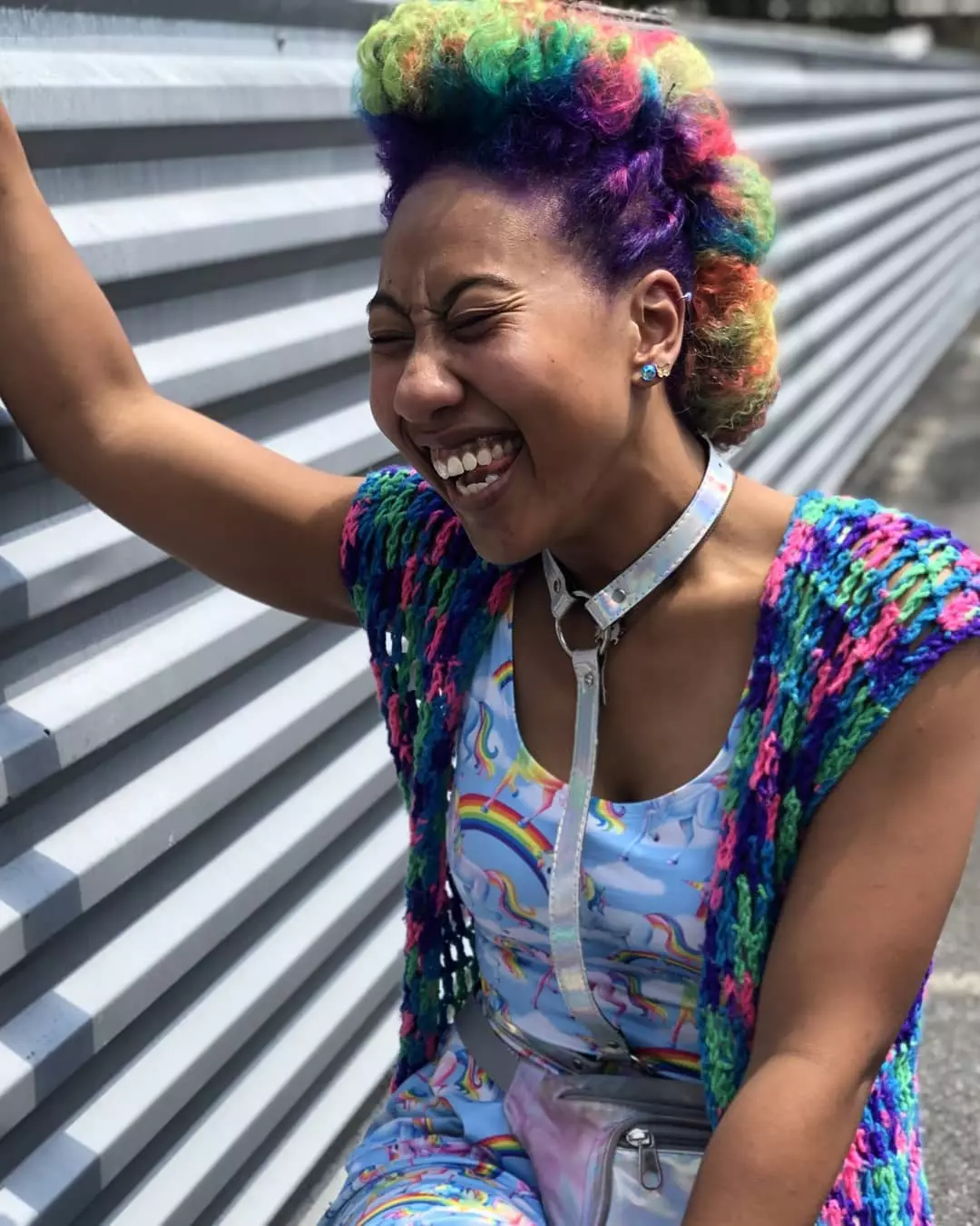 Our Favorite Instagram Rainbow Hair Moments Kubva KuPride Mwedzi 40085_10