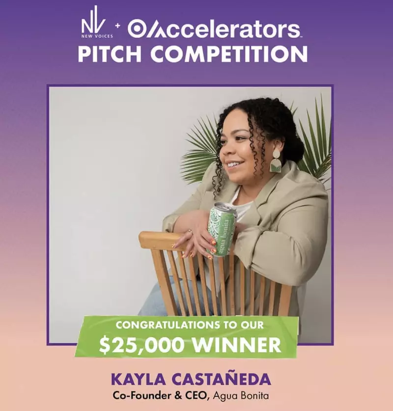 Pengusaha Kayla Castaneda Memenangkan $25.000 Dalam Kompetisi Nada Suara Baru + Akselerator Target