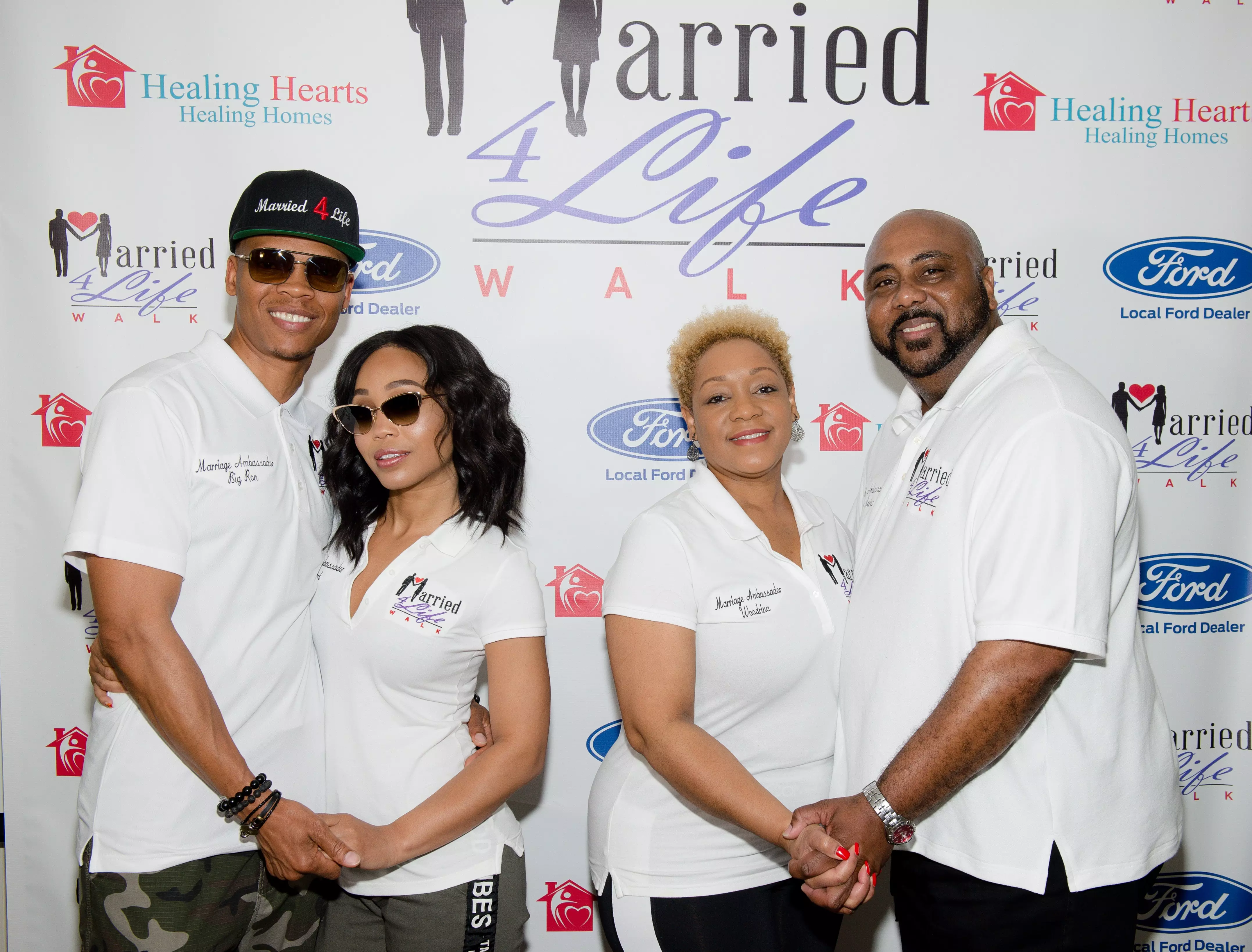 Shamari en Ronnie DeVoe stimulearje pearen om ferienich te bliuwen tidens de jierlikse 'Married 4 Life Walk' yn Atlanta 46667_3