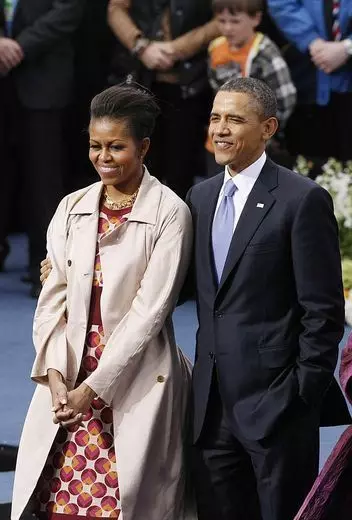 Black Love: Ást Barack og Michelle Obama í gegnum árin 48225_32