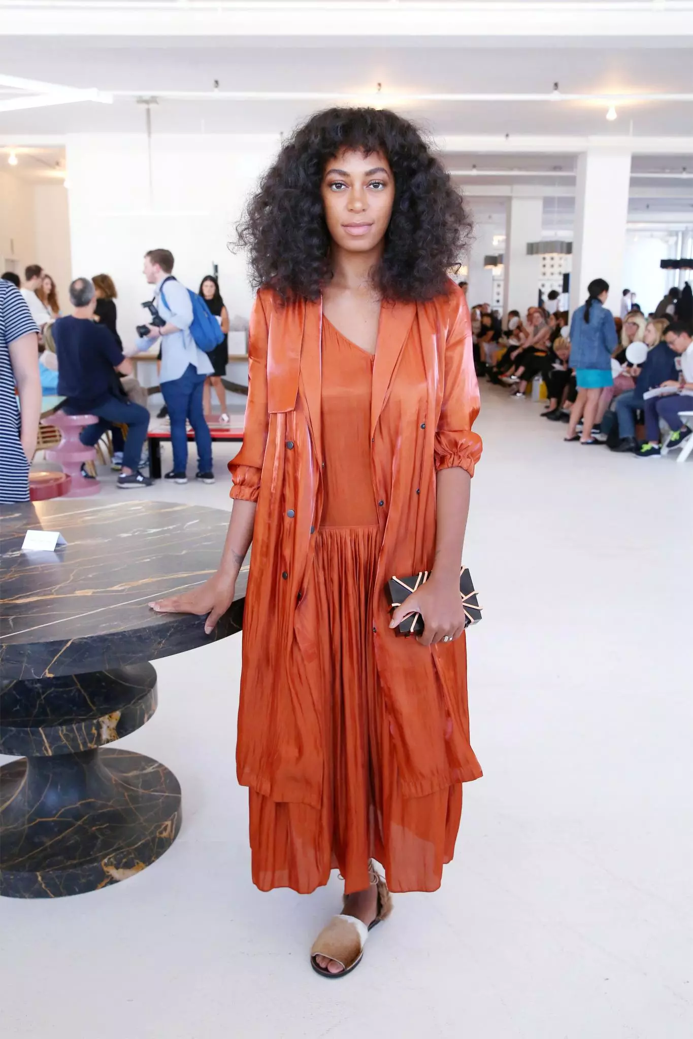 Solange Wearing Black Designers- Essence 49191_3