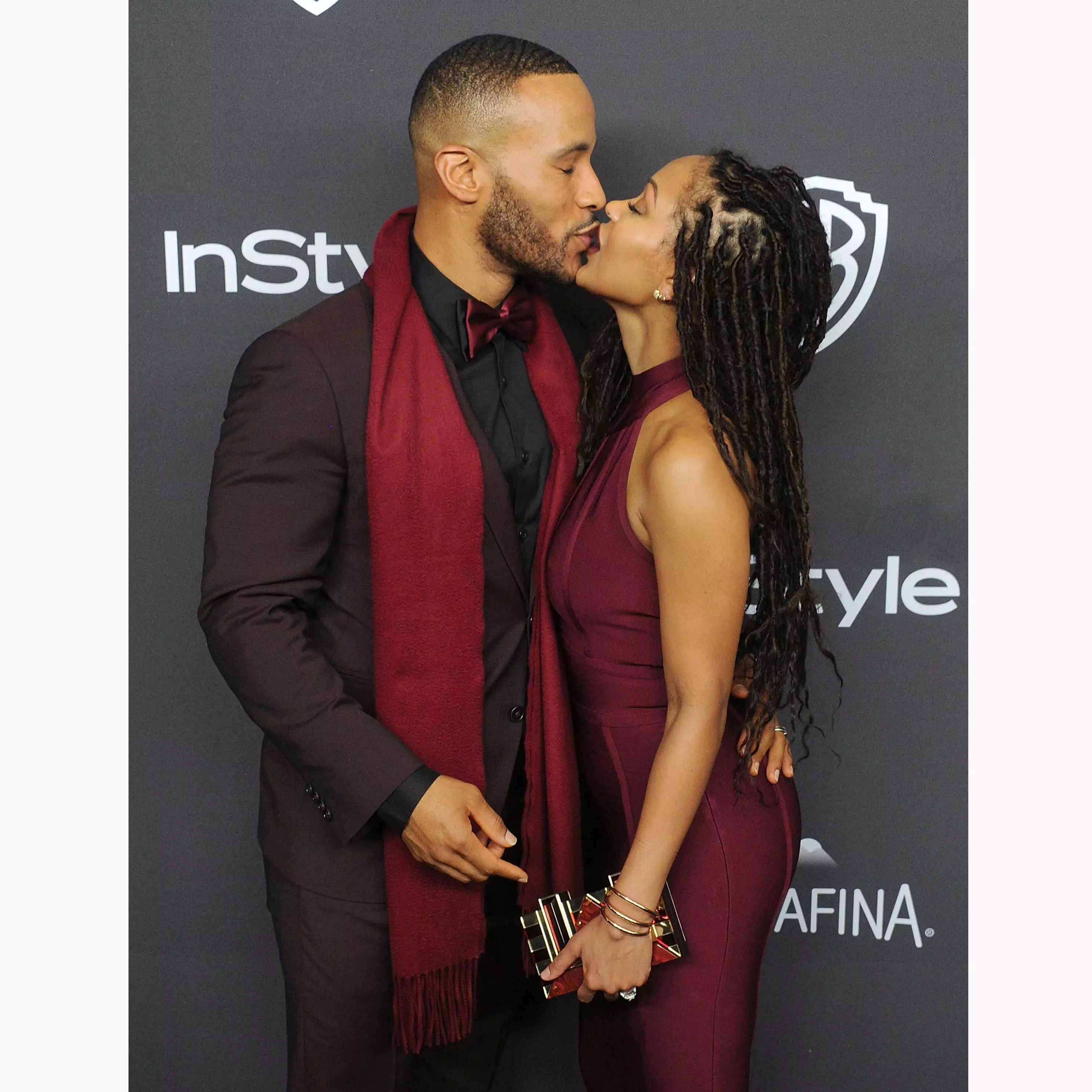 Amafoto meza ya Meagan Nziza numugabo DeVon Franklin 50409_4