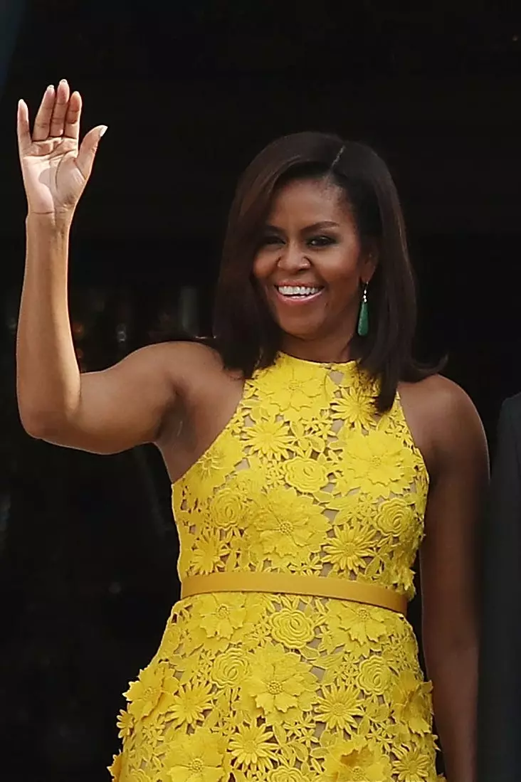 Mafi kyawun lokacin gashin gashi na Michelle Obama 2016 51491_18