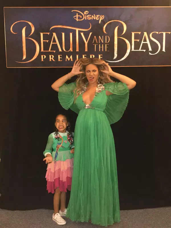 Beyonce og Blue mæta á frumsýningu Beauty and the Beast í Gucci 51604_3