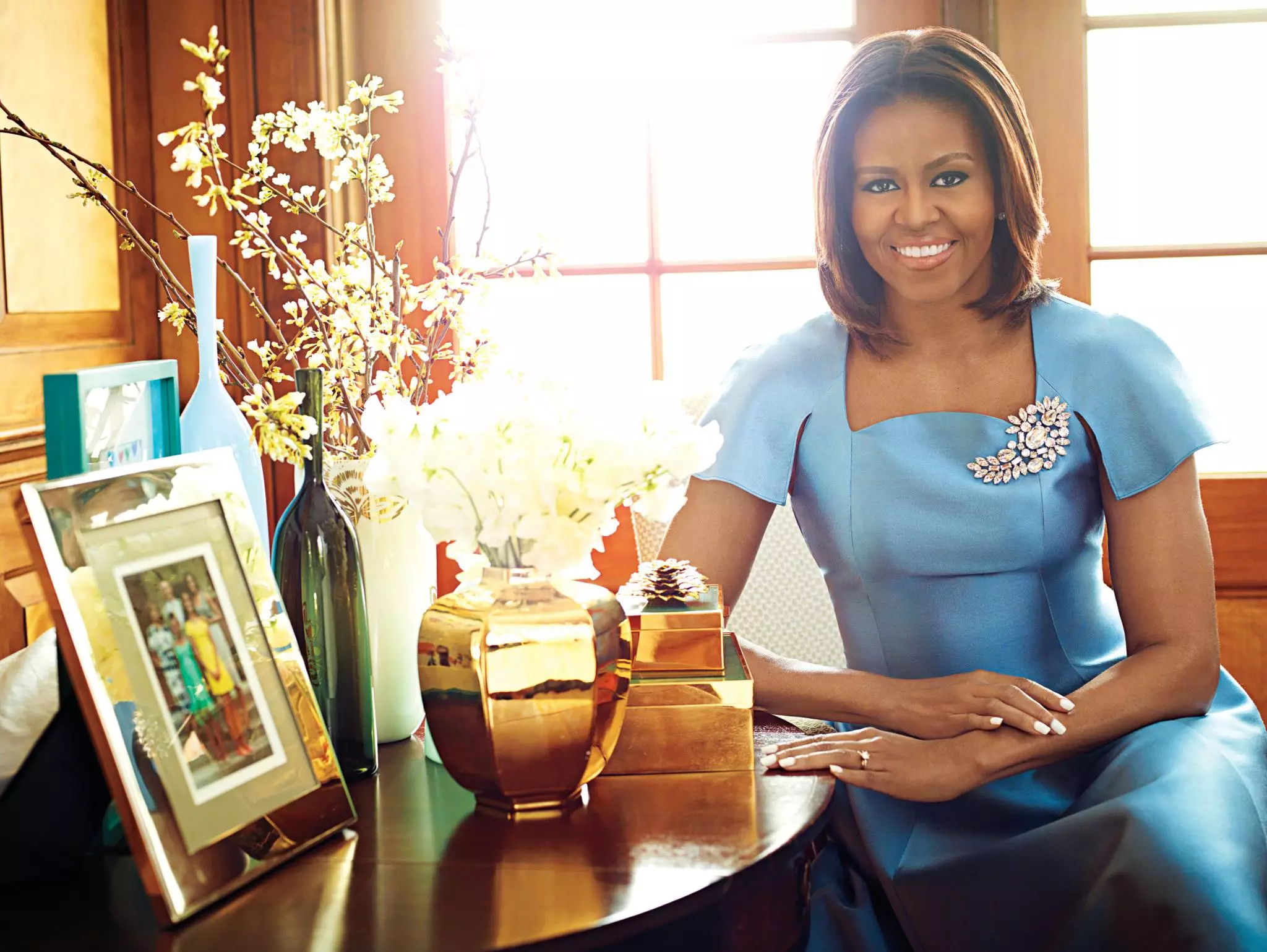 La primera dama Michelle Obama parla de construir un futur més brillant per als nostres fills