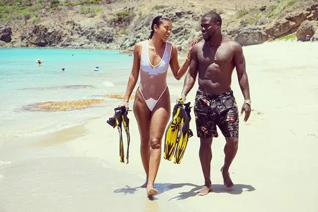 Totes les fotos de la lluna de mel de St. Bart de Kevin Hart i Eniko Parrish 56773_3