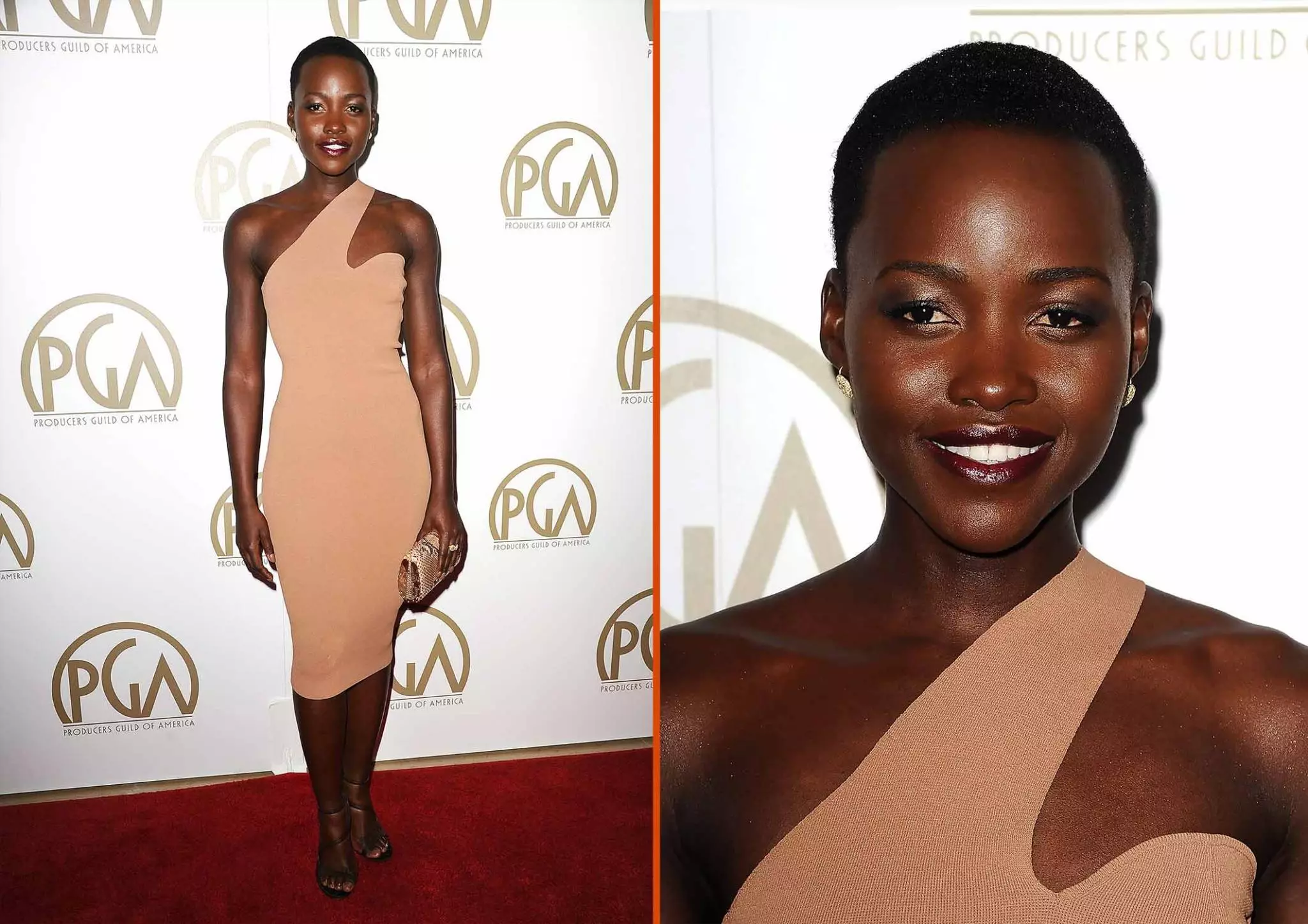 Lupita Nyong'o ס שפּיץ רויט טעפּעך מאָמענץ 6002_22