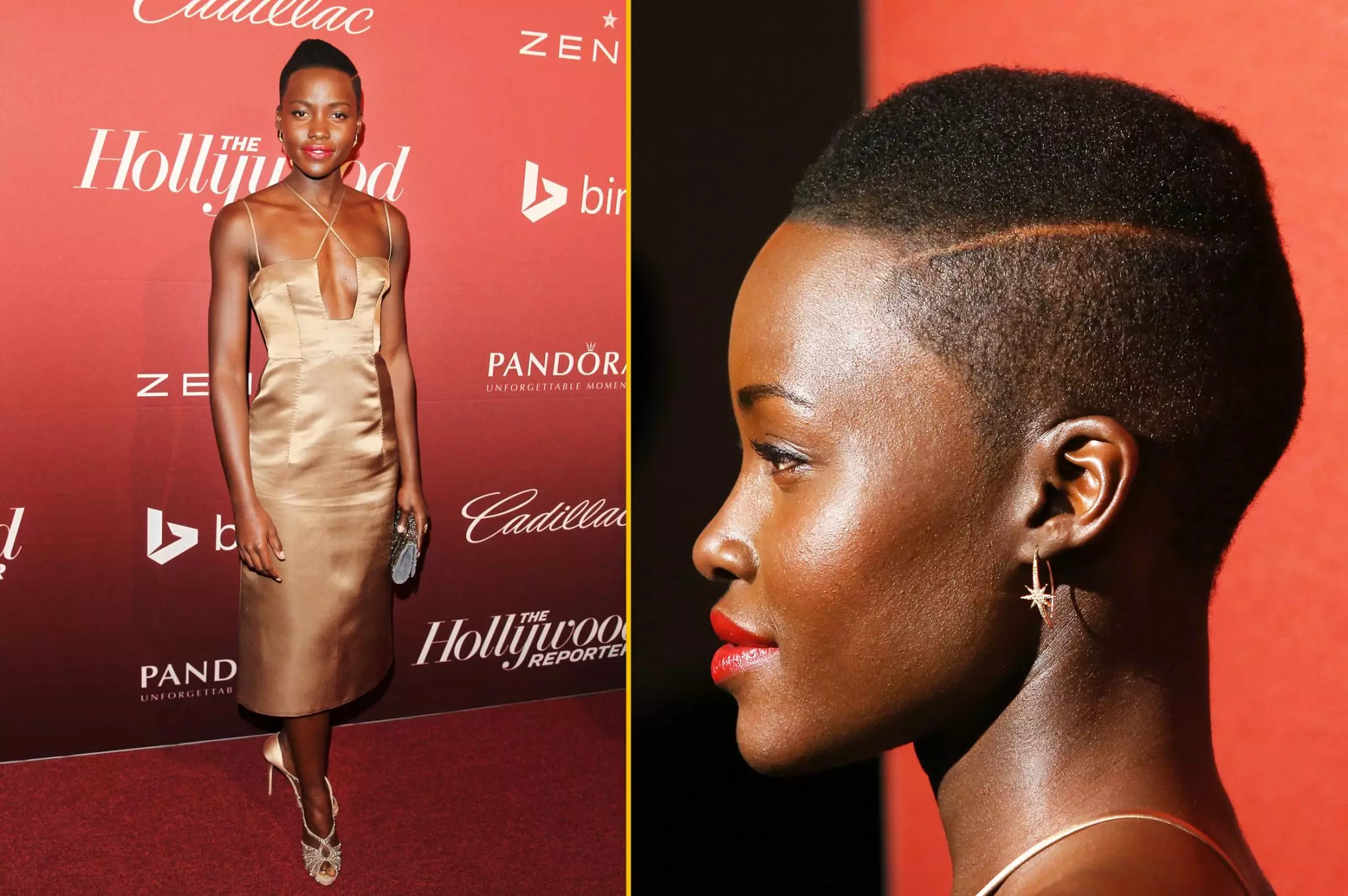 Lupita Nyong'o ס שפּיץ רויט טעפּעך מאָמענץ 6002_27