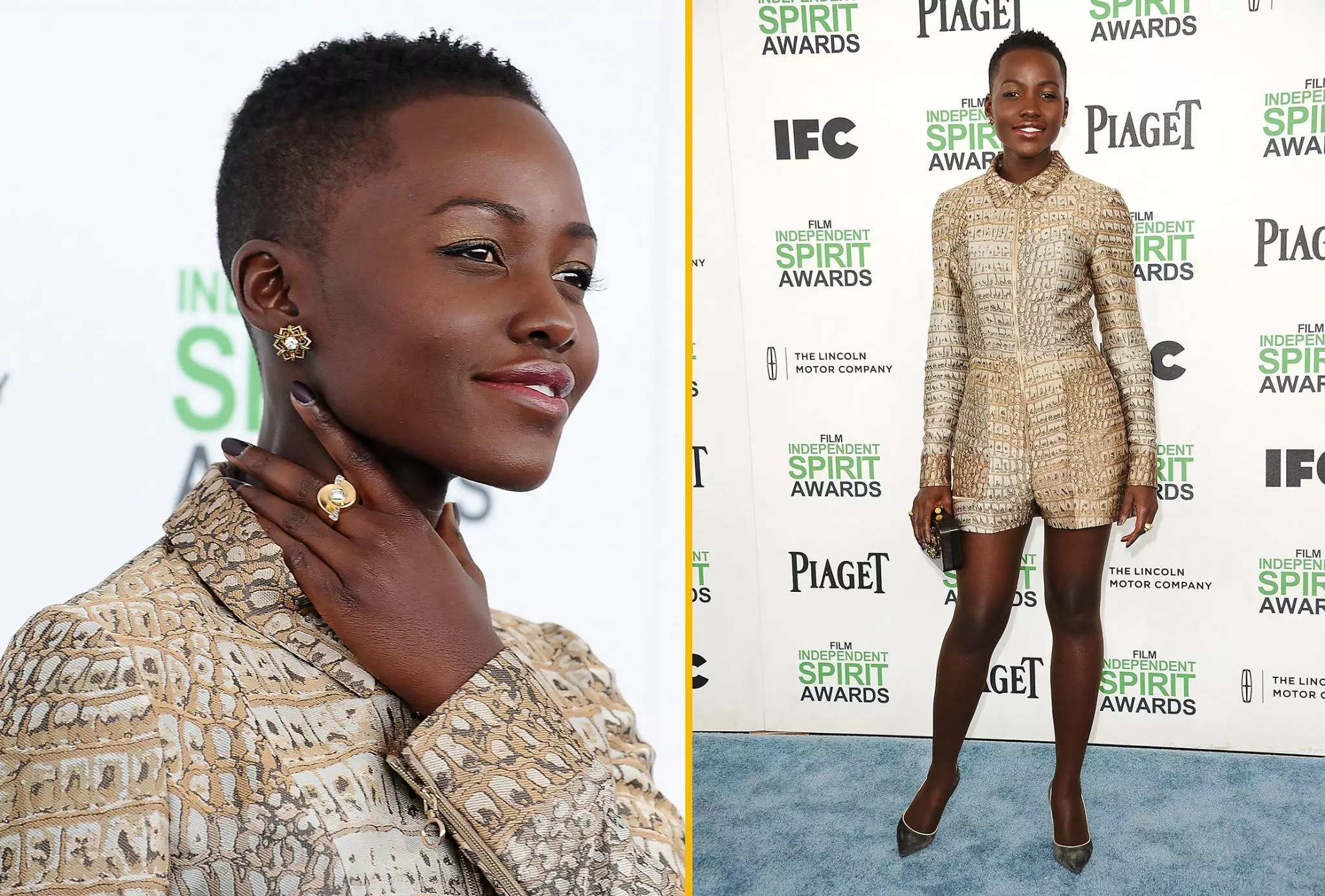 Lupita Nyong'o ס שפּיץ רויט טעפּעך מאָמענץ 6002_28